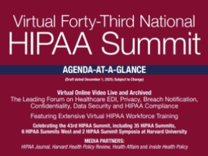 Virtual 43rd National HIPAA Summit April 7-10, 2026